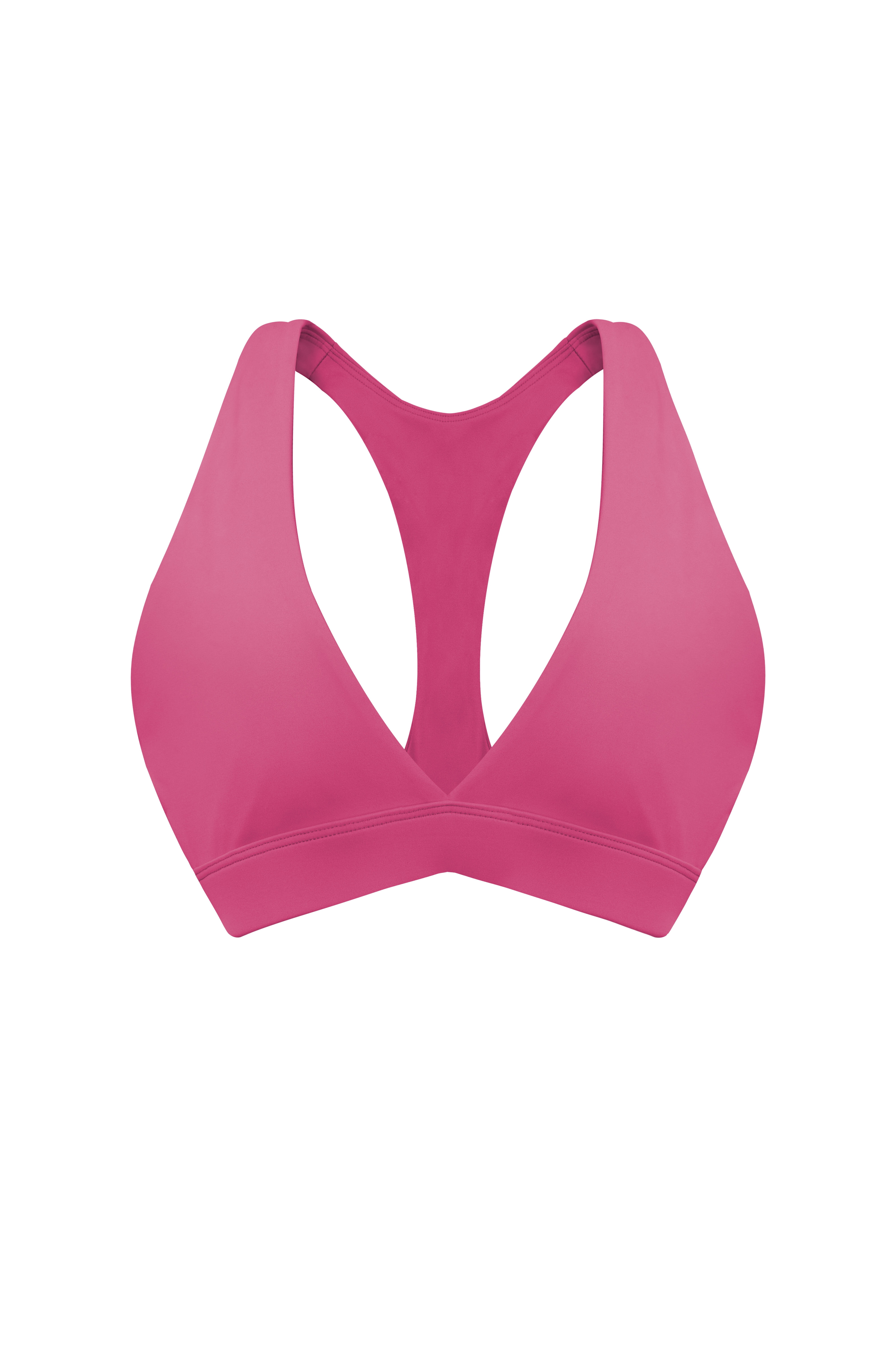 YESGG Sports Bra for Women V-Neck Racerback Yoga Bra Padded Workout Gym ...