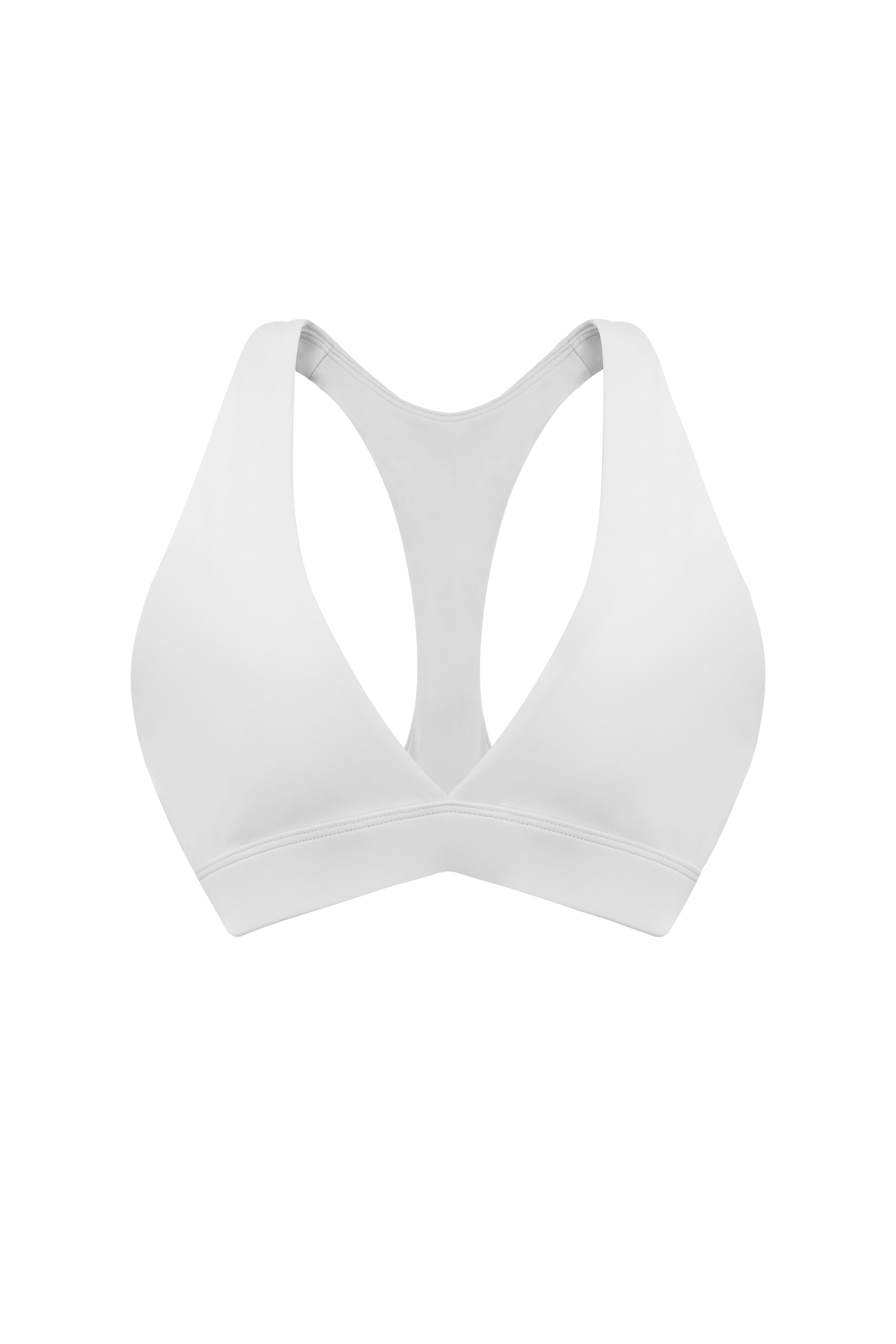 YESGG Sports Bra for Women V-Neck Racerback Yoga Bra Padded Workout Gym ...