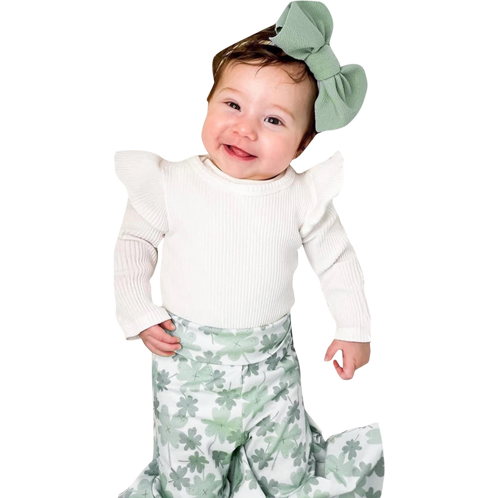 YESIMOLA Baby Girl Clothes Toddler St Patricks Day Outfit Girl Fall ...