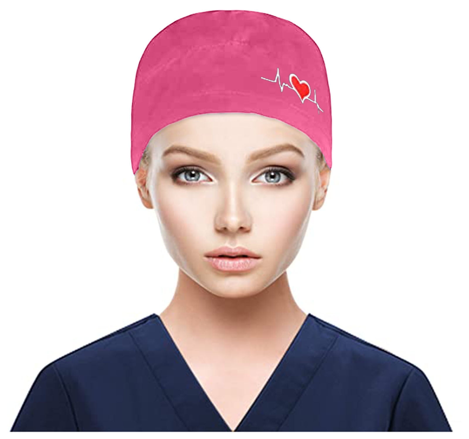 YESIMOLA Scrub Caps Women Men Dentist Nursing Hats Bouffant Nurse Hats ...