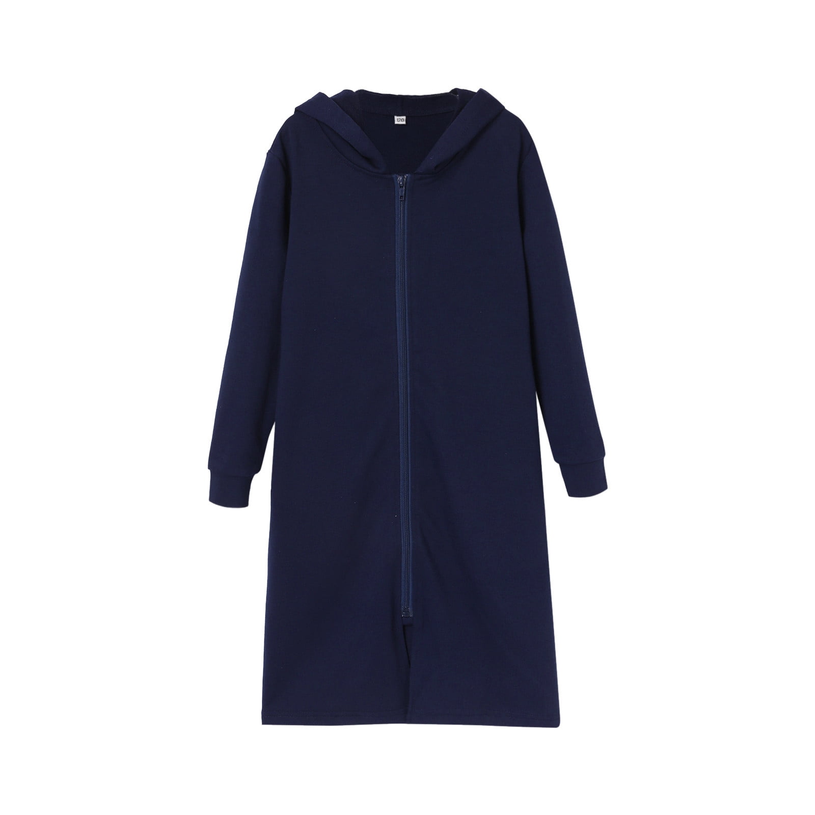 YESIMOLA Toddler Robe Girls Zip up Hoodies Robes Soft Cotton Long ...