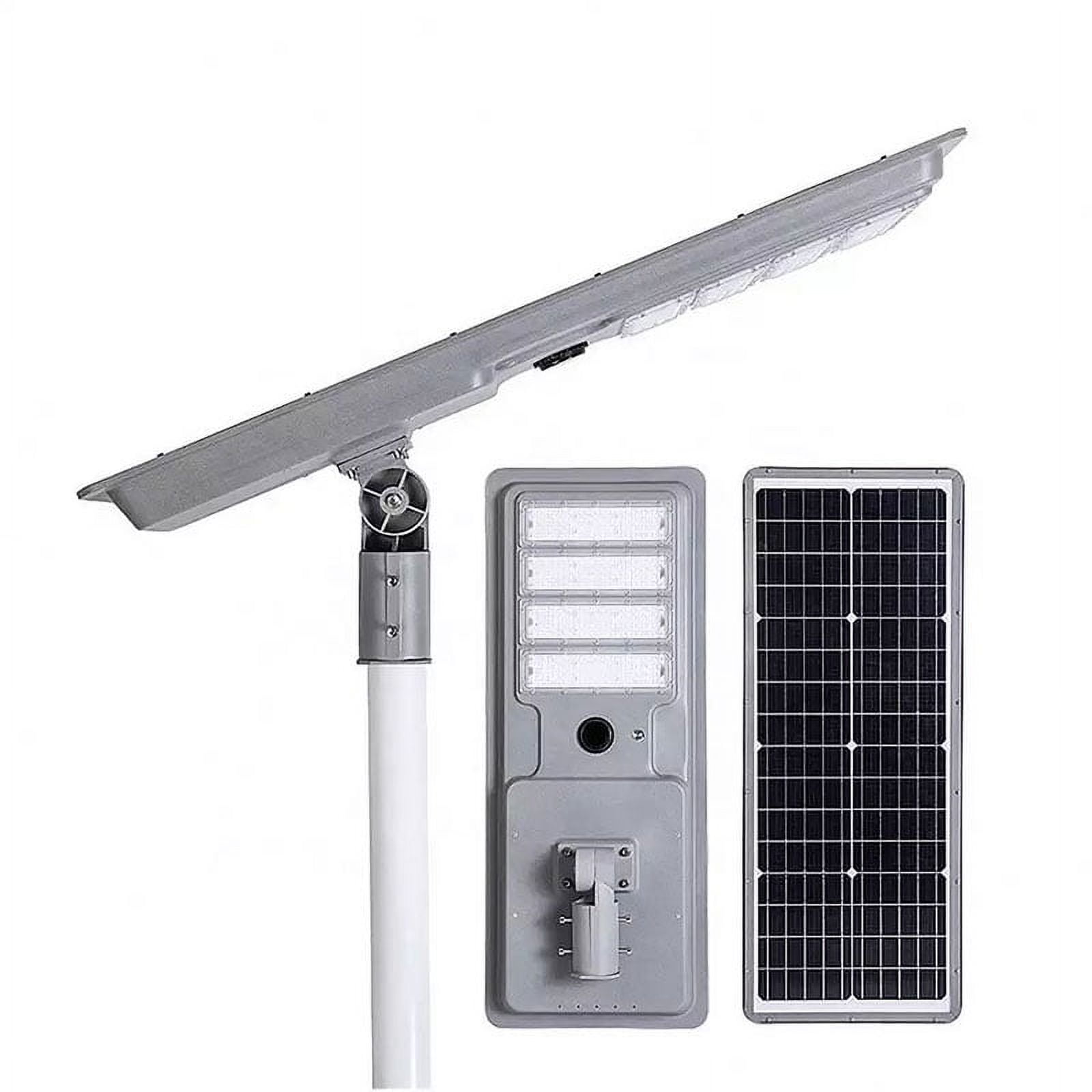 YESLEDLIGHT Solar Street Light 50W 2600lm with Motion Sensor Solar ...