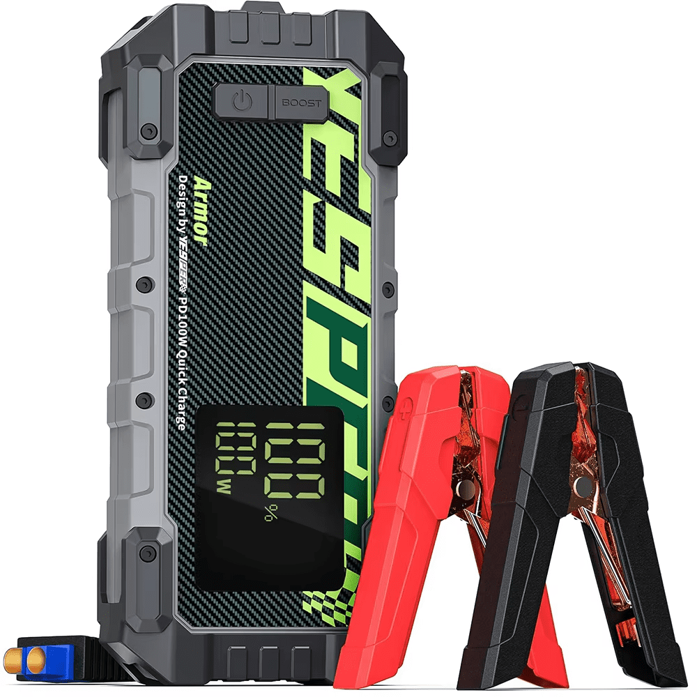 YESPER 3000A Jump Starter,12V Car Battery Jump Starter with 3.2inch LED ...