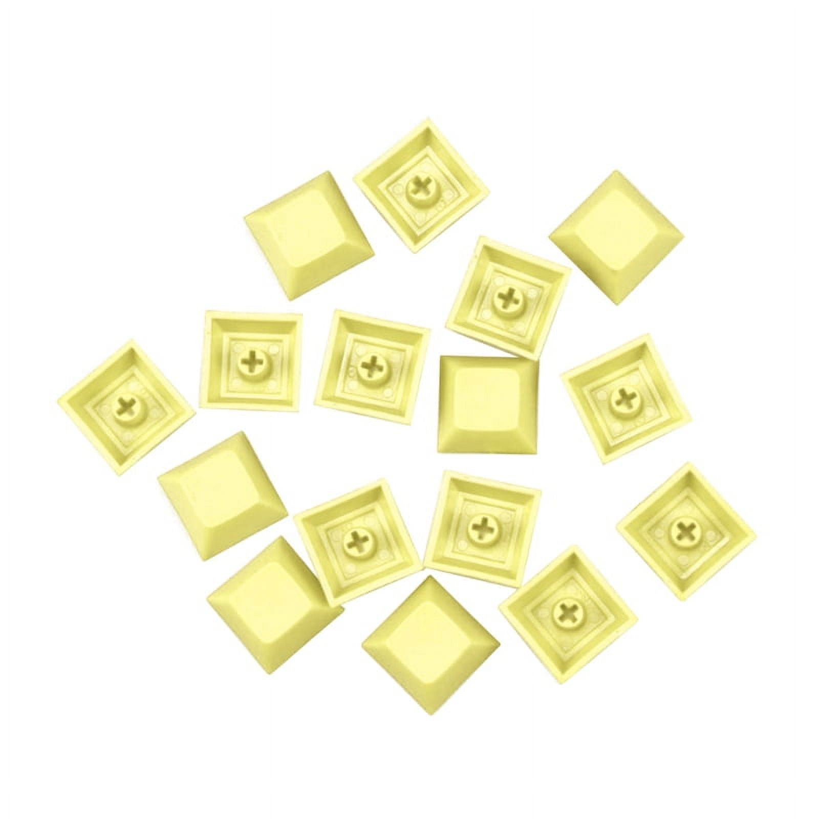 YESTUNE 100pcs Mixded Color PBT Shine Through Keyset 1U DSA Profile ...