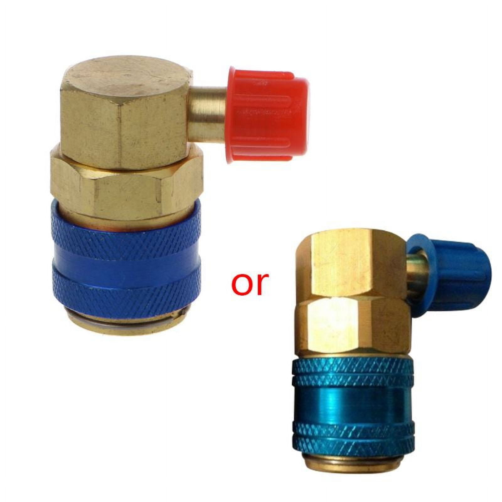 YESTUNE AC R134A Quick Connector Adapter Coupler Auto A/C Manifold ...