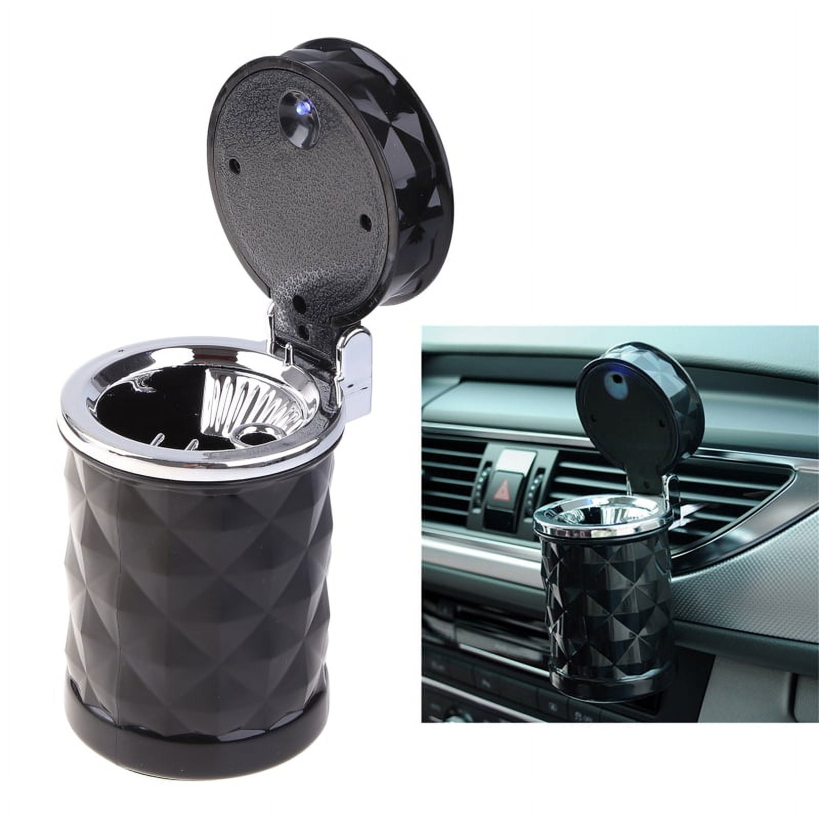 YESTUNE Car Ashtray Smokeless Vehicle Ash Auto Car Ashtray with Lid ...