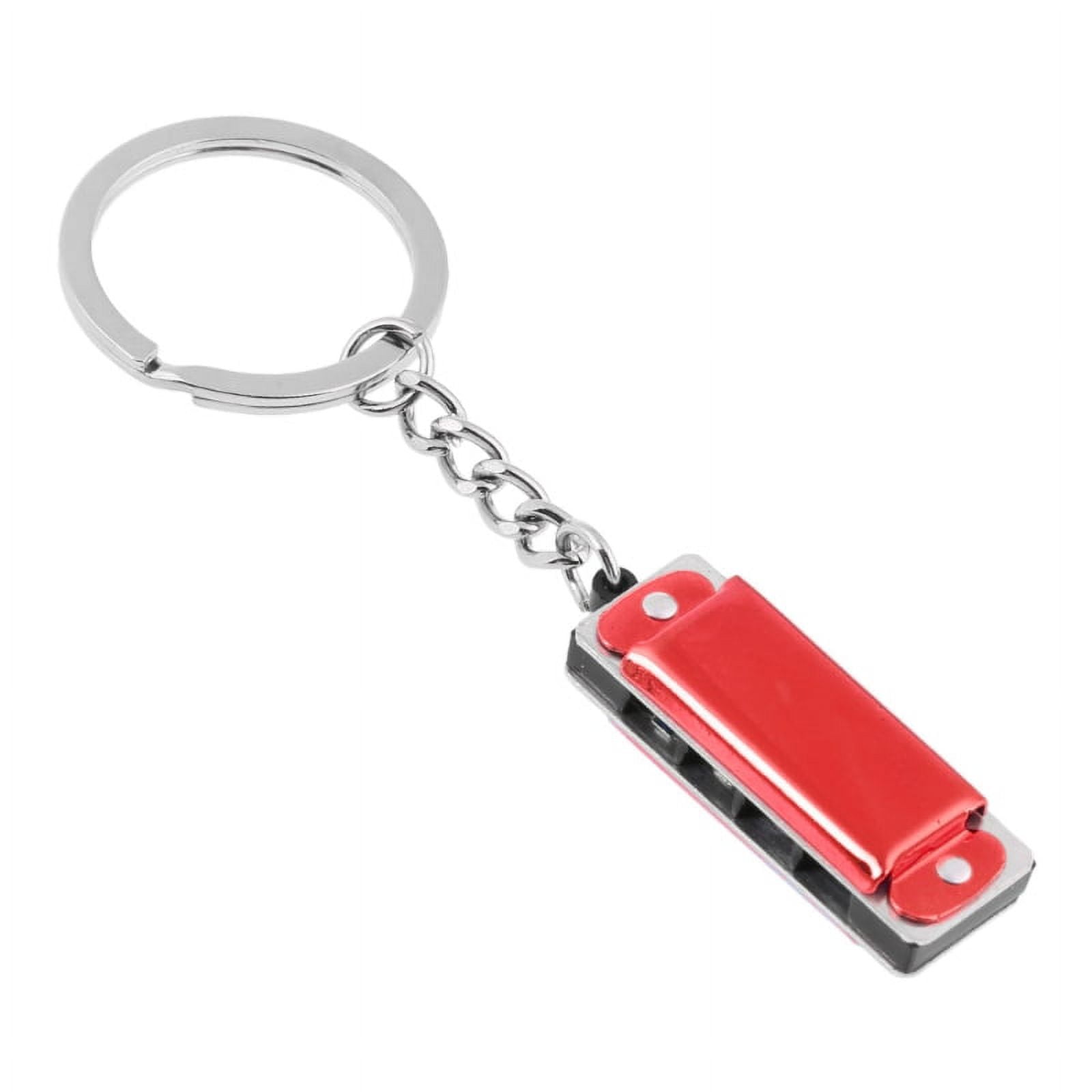 YESTUNE Colorful Harmonica Keychain Harmonica Key Chain Harmonic ...