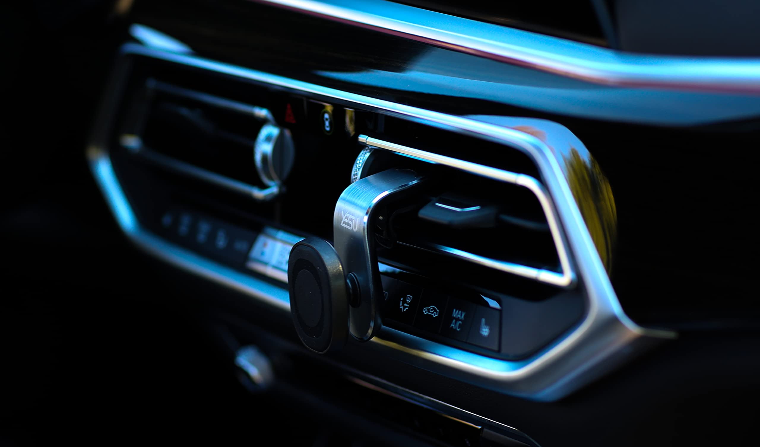 YESU Magnetic Car Holder MMF7 and Rotary (Silver) - Walmart.com