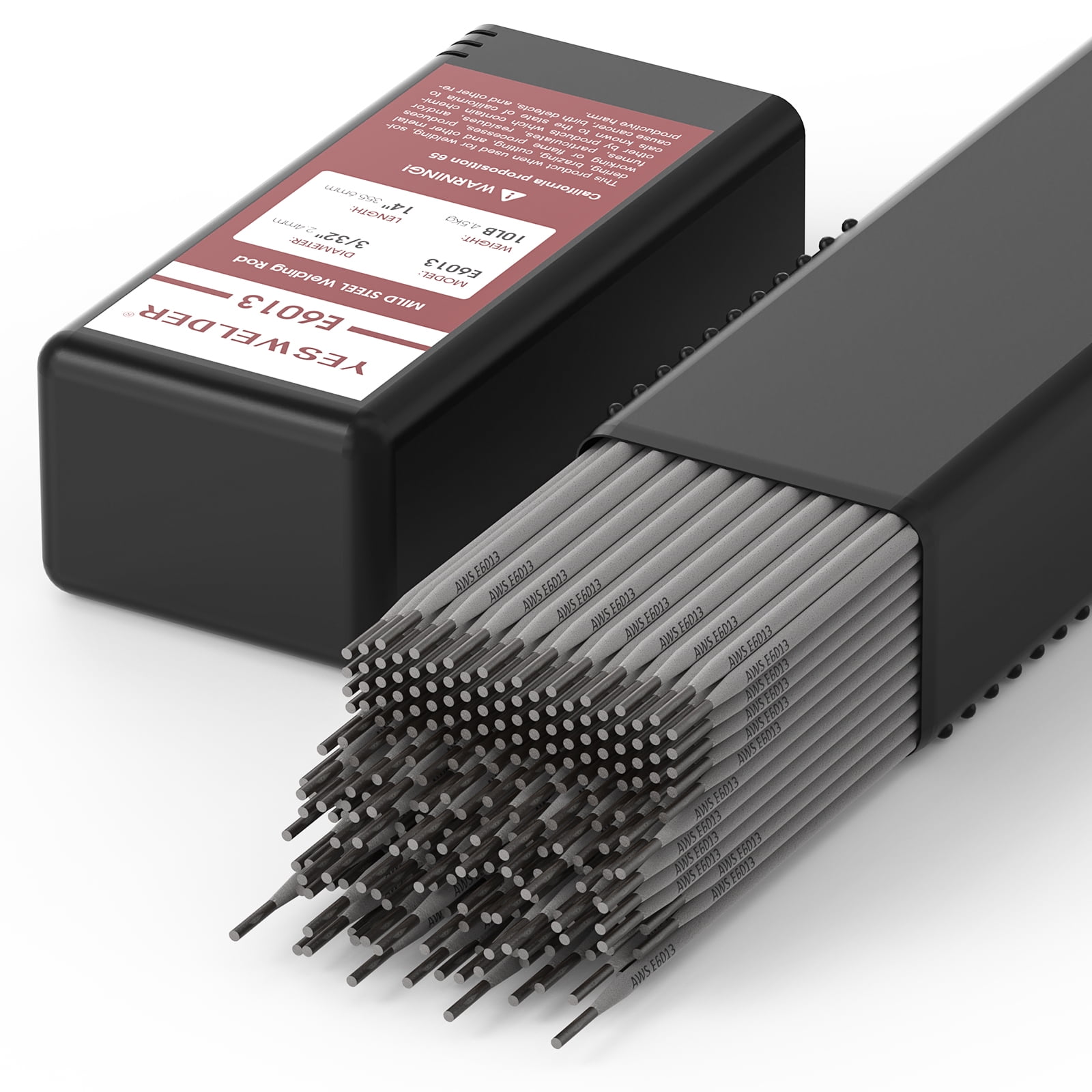 YESWELDER 10LB E6013 3/32" Welding Rods - Carbon Steel Stick Electrodes ...