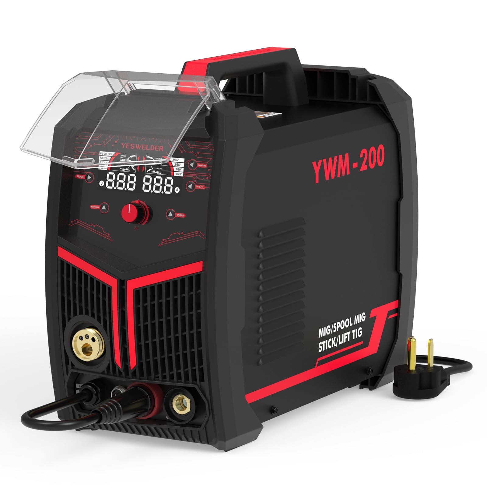 YESWELDER 200Amp Aluminum MIG Welder YWM-200, 110/220V Dual Voltages ...