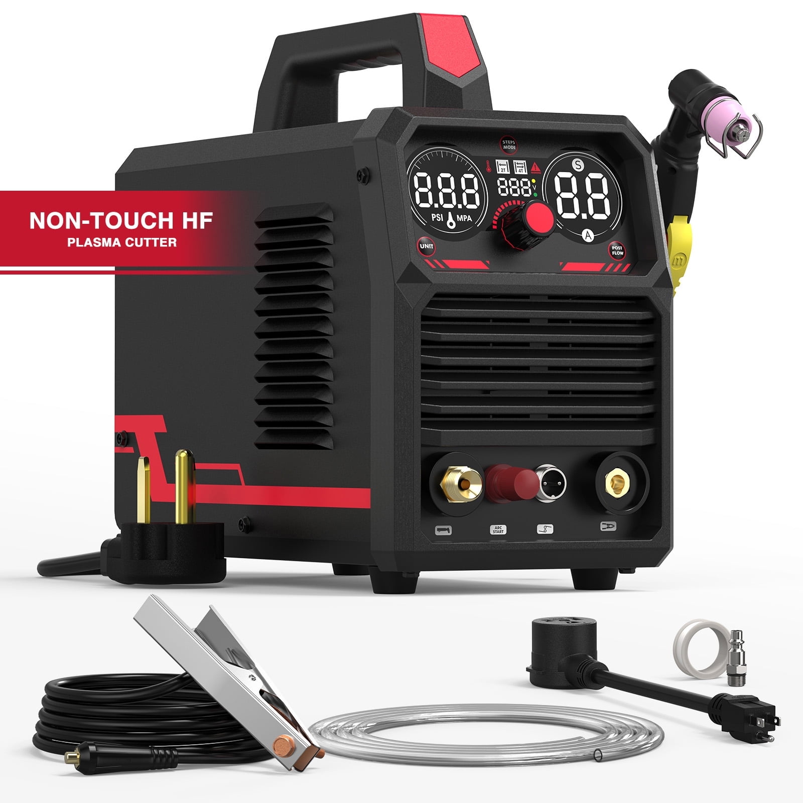 YesWelder 55 Amp Plasma Cutter with Non-Touch HF Pilot Arc, Dual ...