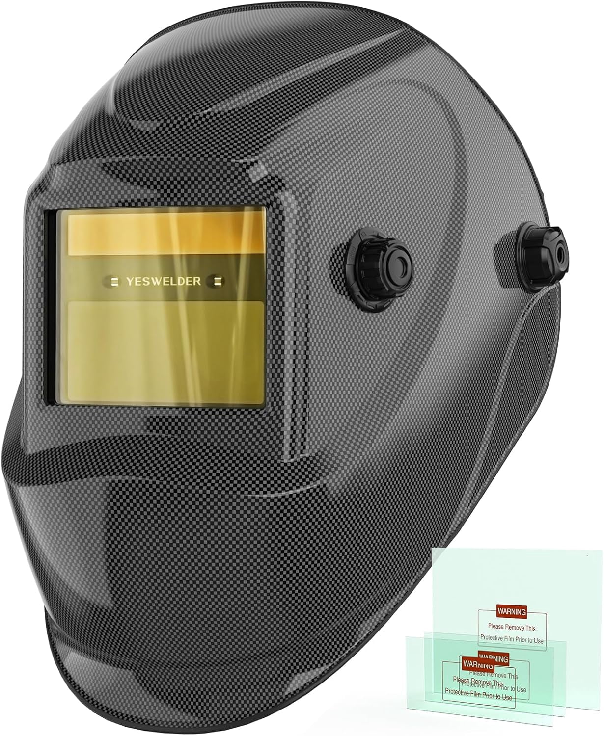 YESWELDER Auto Darkening Welding Helmet, Blue Light Blocking, 1/1/1/1 ...