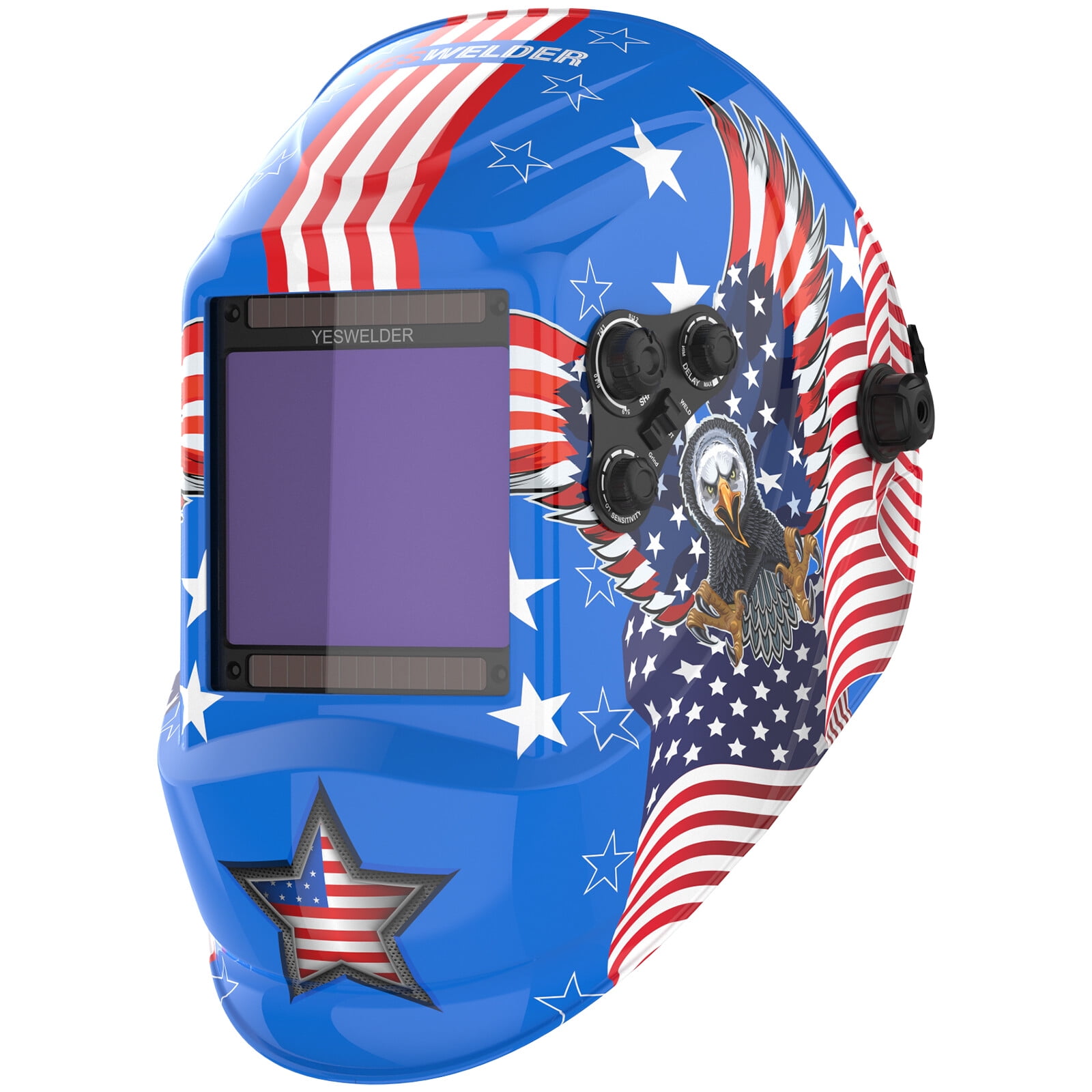 YESWELDER Large Viewing Screen True Color Auto-Darkening Welding ...