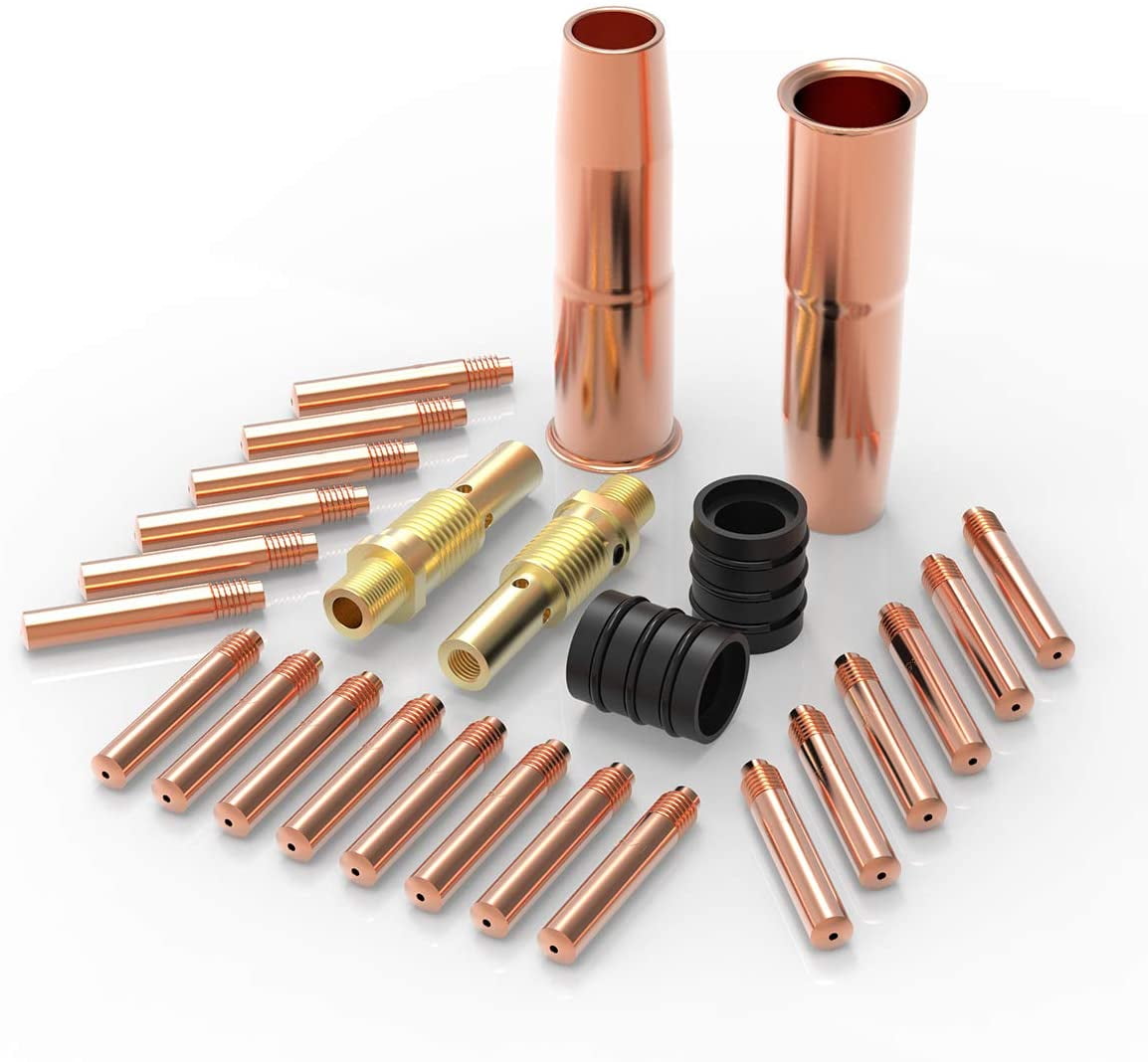 YESWELDER MIG Welding Gun Kit .045" Tip-Nozzle-Diffuser-Adapter for ...