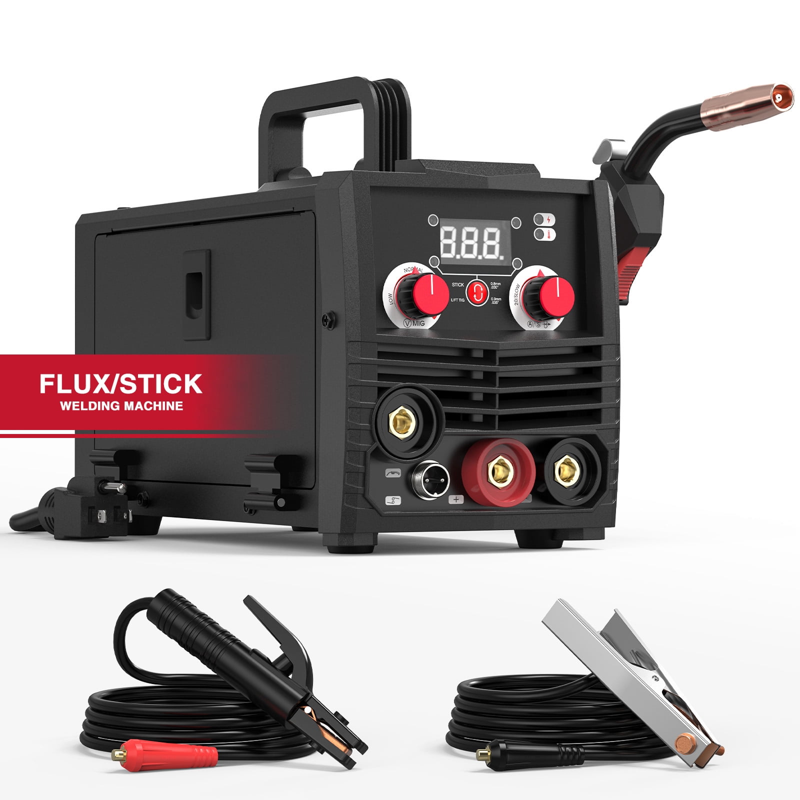 YESWELDER MINI 135Amp 3-in-1 MIG Welder, 110V Flux Core Gasless Welding ...