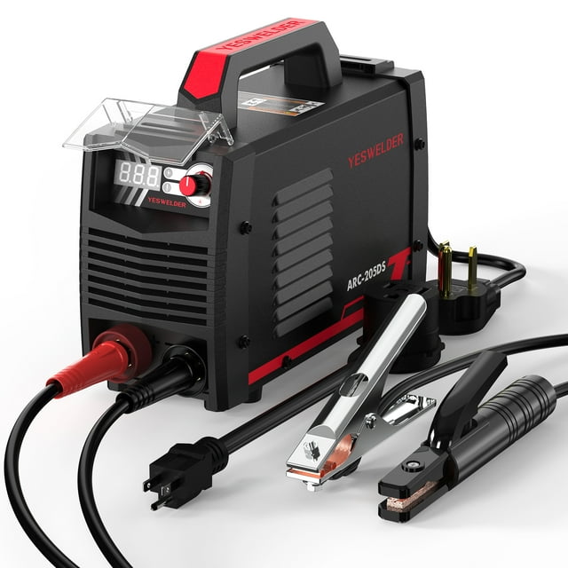 YESWELDER Stick Welder, 205A 110V/220V, Hot Start Portable IGBT Welding ...