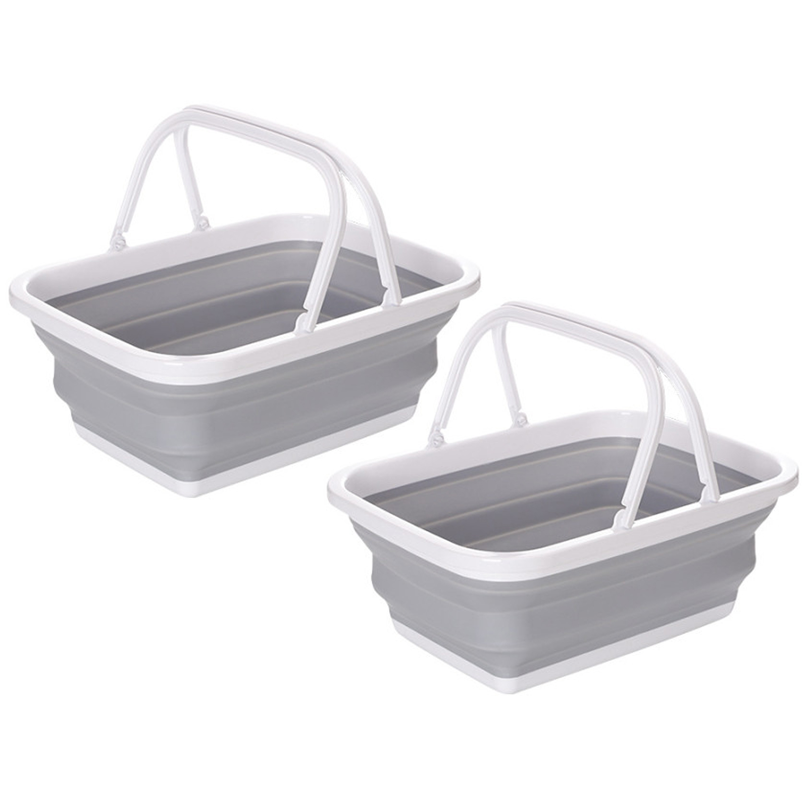 Wicker Picnic Basket With Lid And Handle Sturdy Woven Body For Camping ...