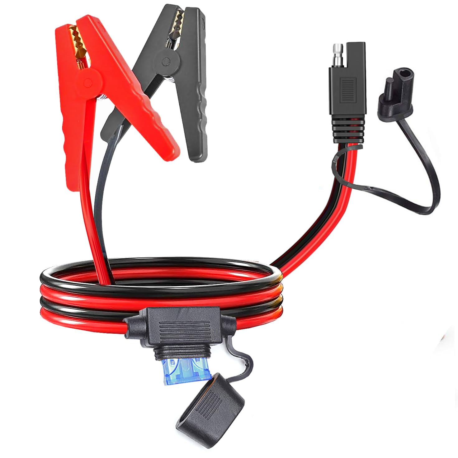 YETOR 10AWG Battery Alligator Clips,SAE Quick Release Adapter to ...