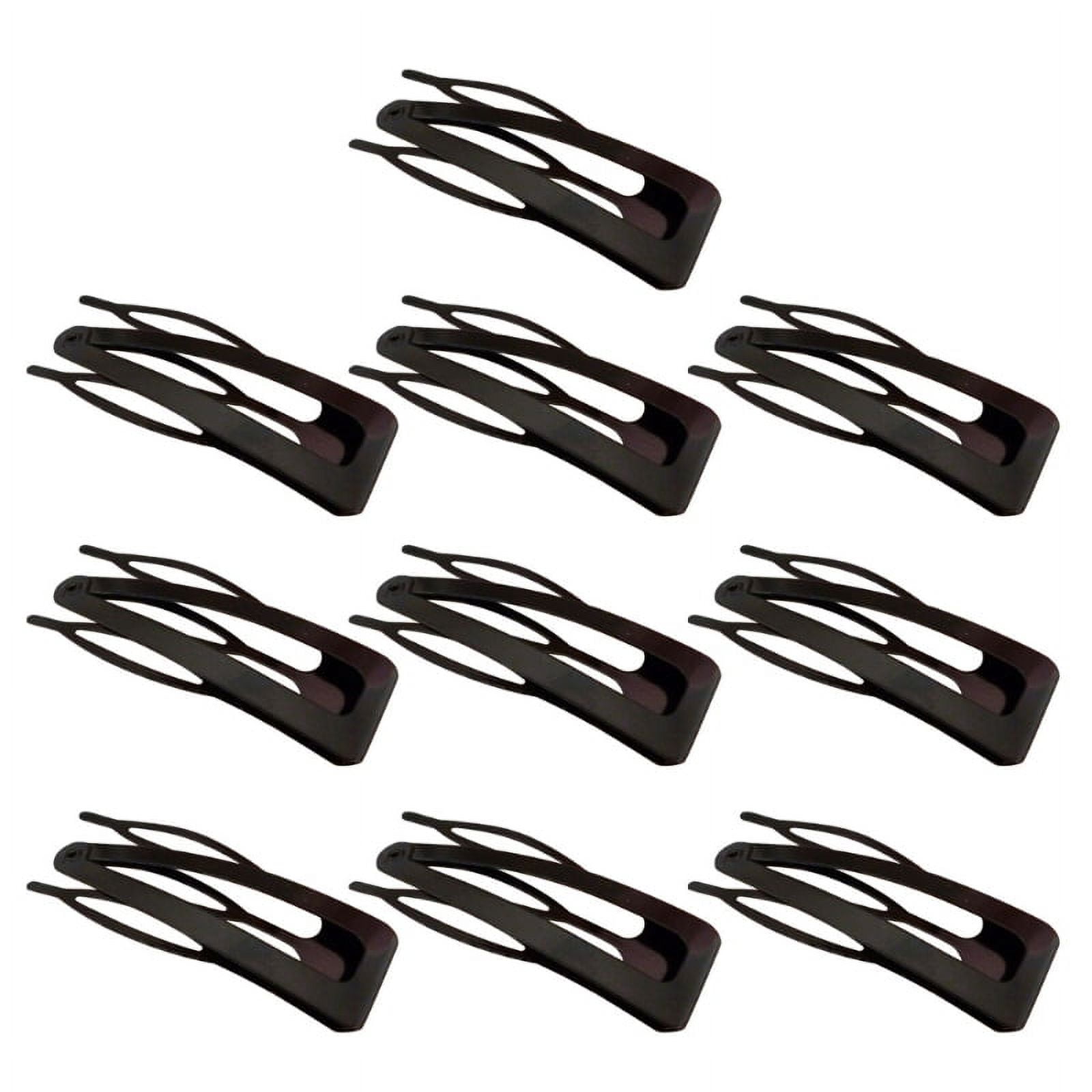 YEUHTLL 10 Pack Women Hair Cutting Double Grip Hair Clips Metal Snap ...