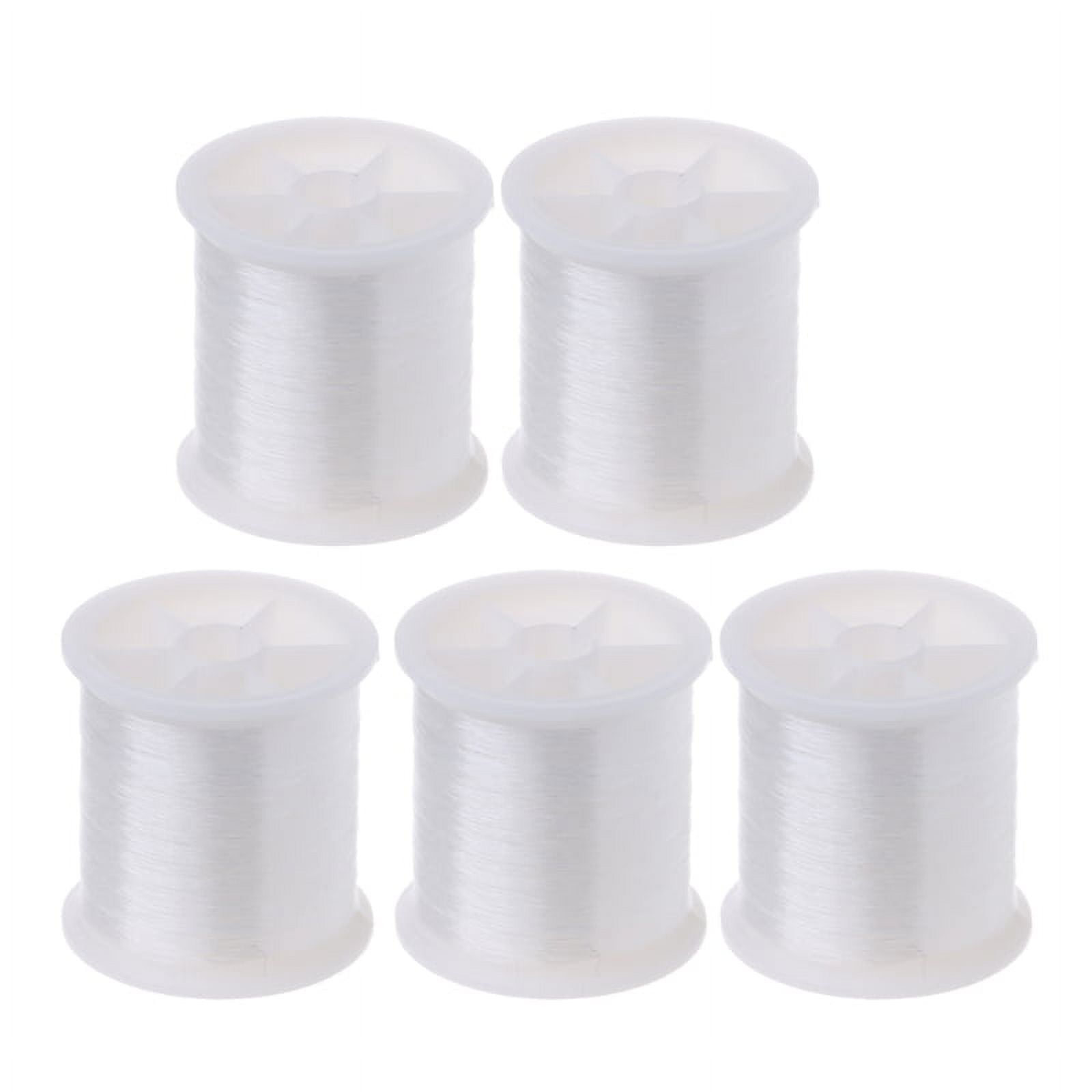 YEUHTLL 100m/Roll Transparent Nylon Clear Sewing Thread For Clothing ...