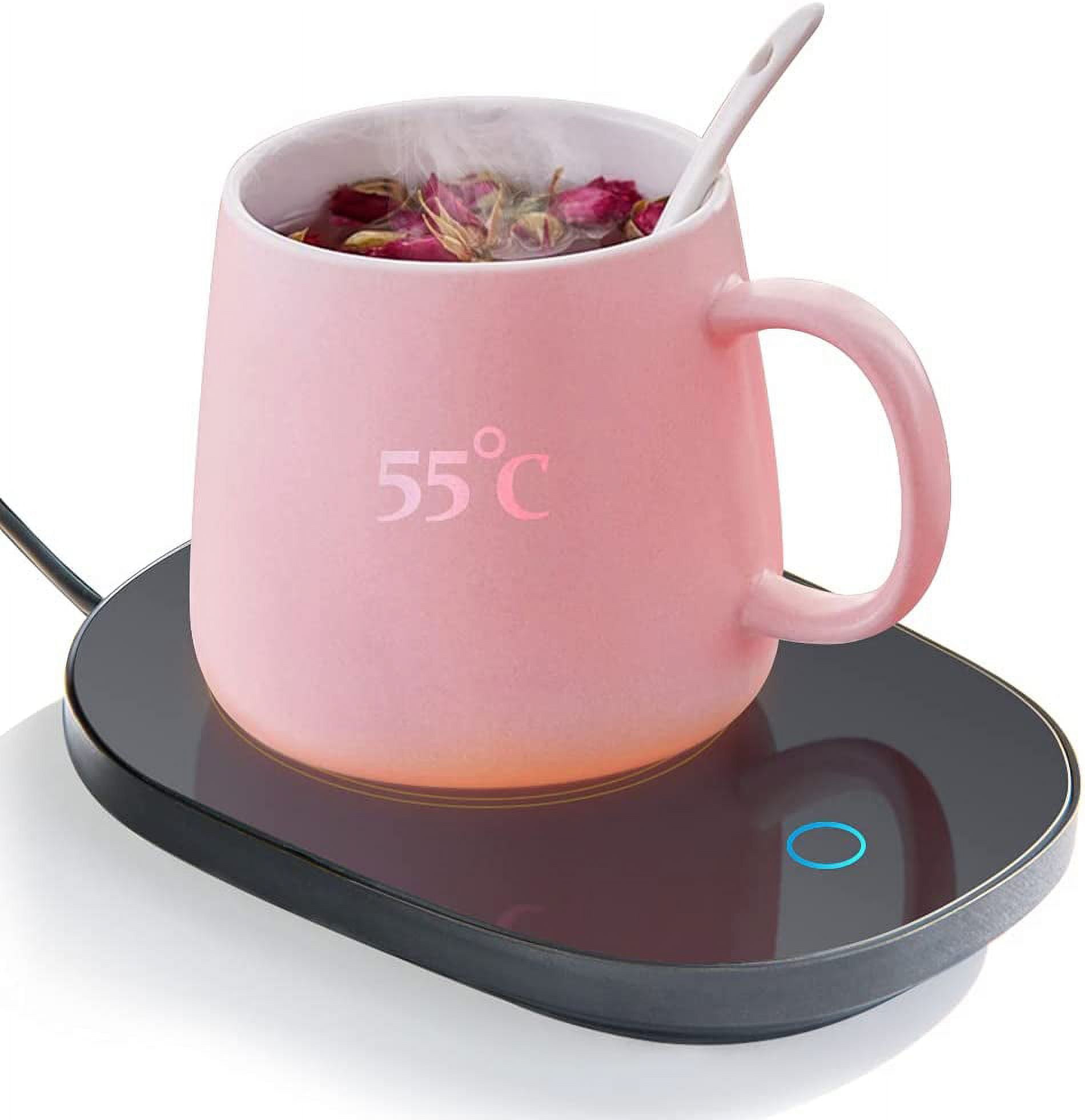 YEVIOR Desktop Coffee Cup Warmer with Touch Screen, 3 Temp Control ...