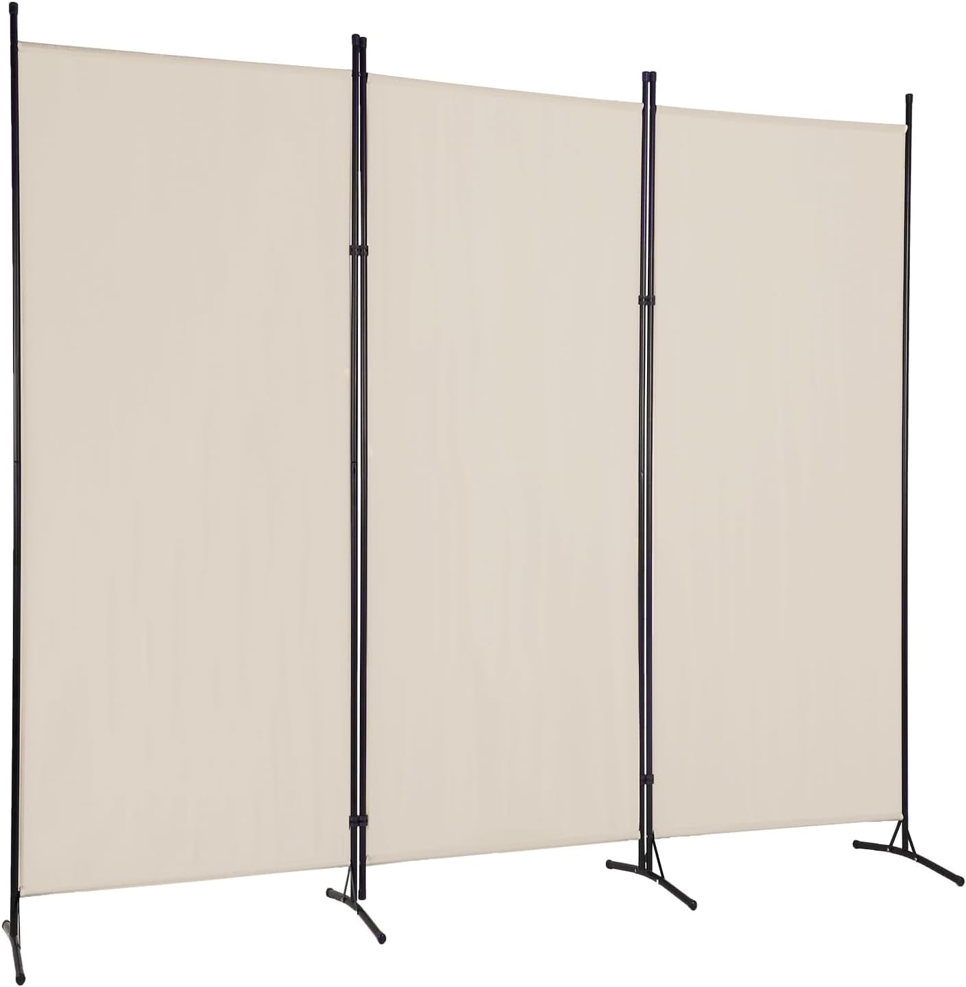 YEXJ 3-Panel Folding Privacy Screen, 6 Ft Portable Room Divider for ...