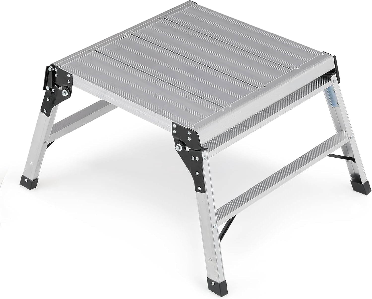 YEXJ Folding Work Platform Aluminum Lightweight Step Ladder Anti-Slip ...