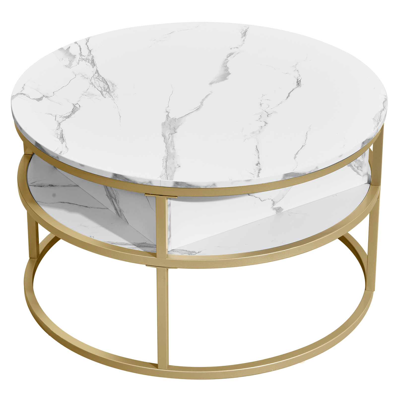 YEXJ Wooden Lift Top Coffee Table for Living Room - Hidden Storage ...