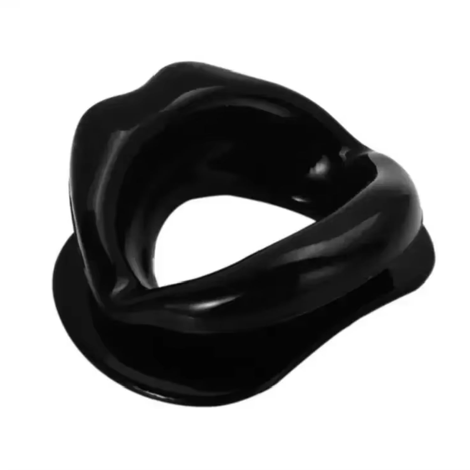 YEYNGQC Mouth Muscle Exercise Piece Silicone Rubber Face Slimmer Anti ...