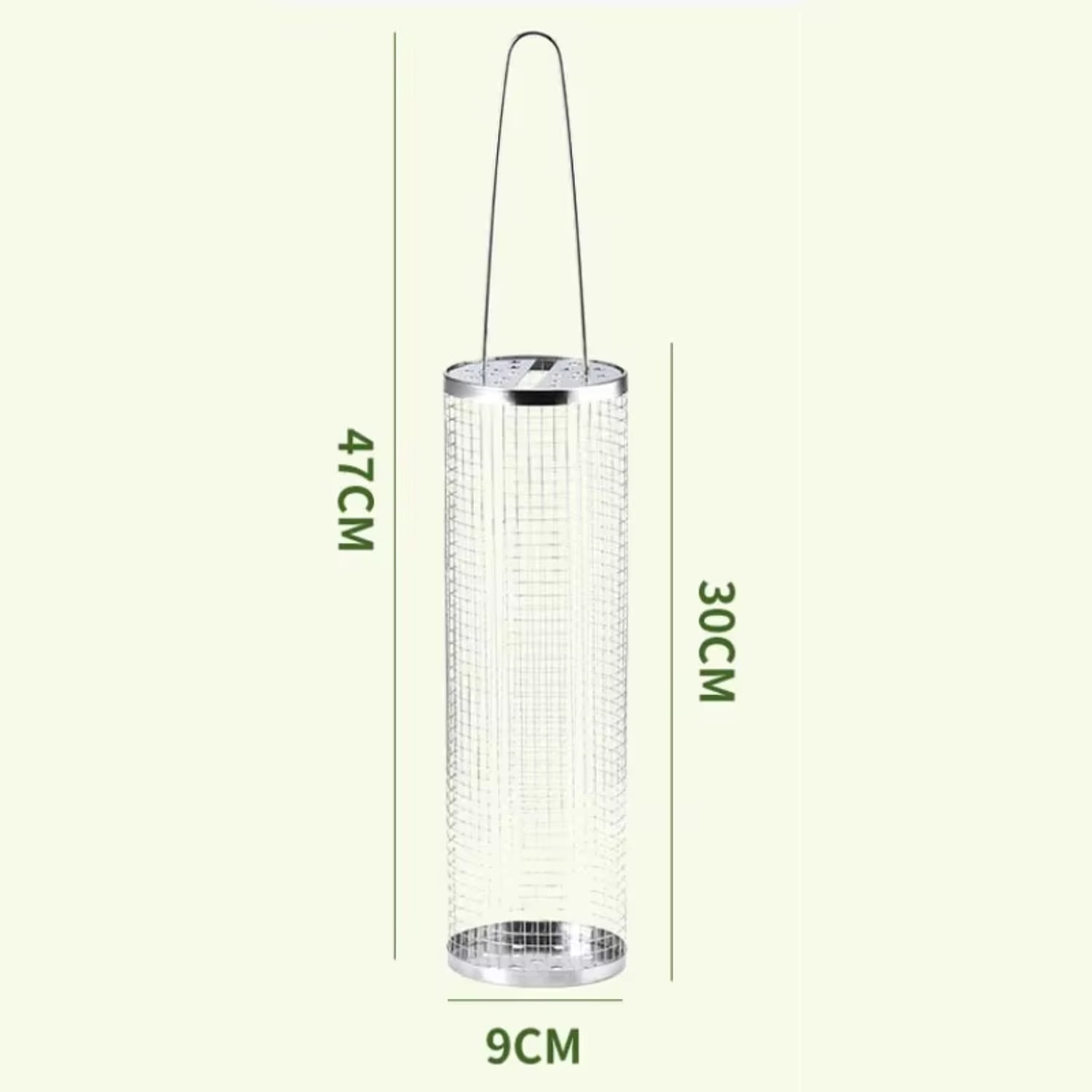 YEYNGQC Portable Stainless Steel Barbecue Cages Grill Basket Camping ...