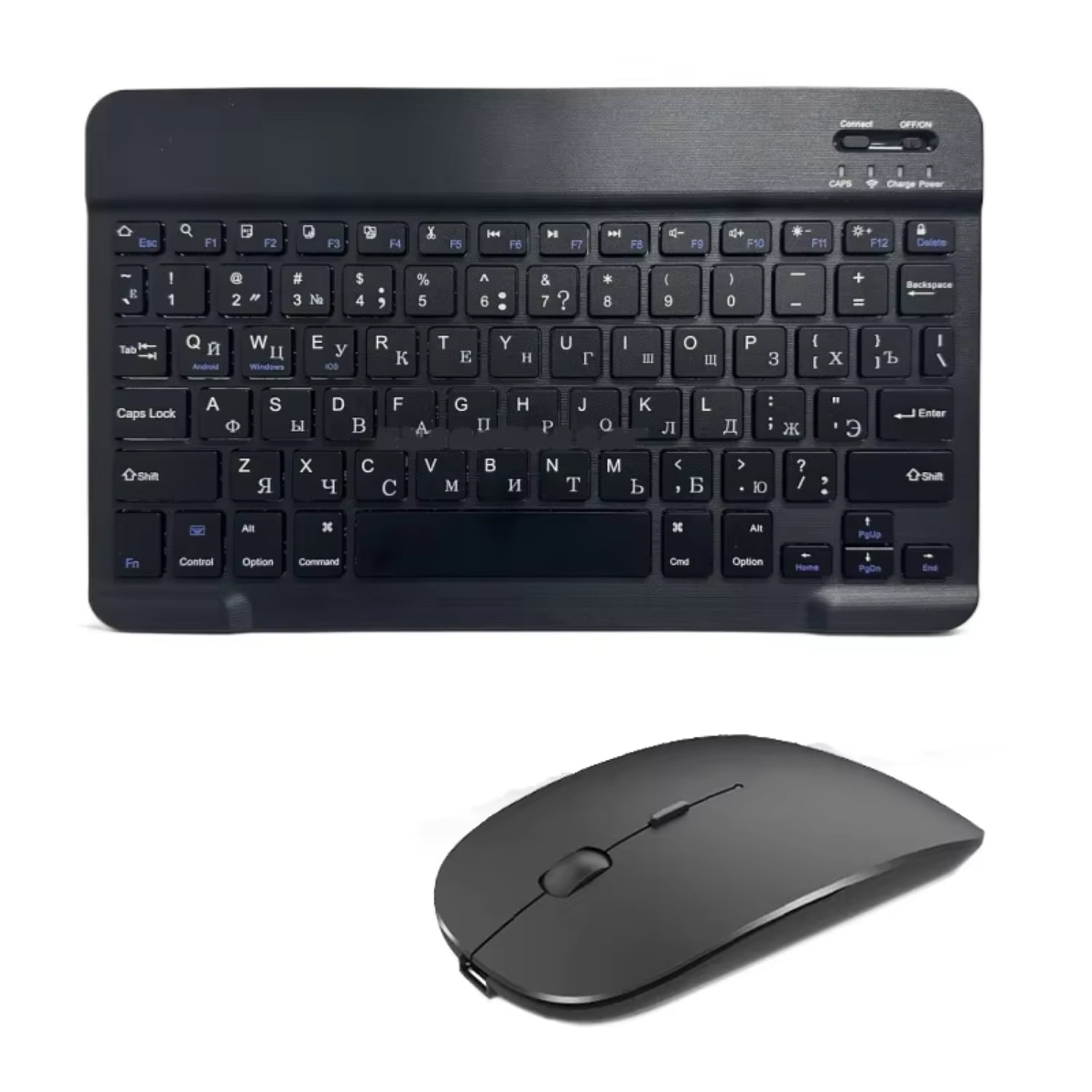 YEYNGQC Spanish French Bluetooth Wireless Keyboard Azerty Russian ...