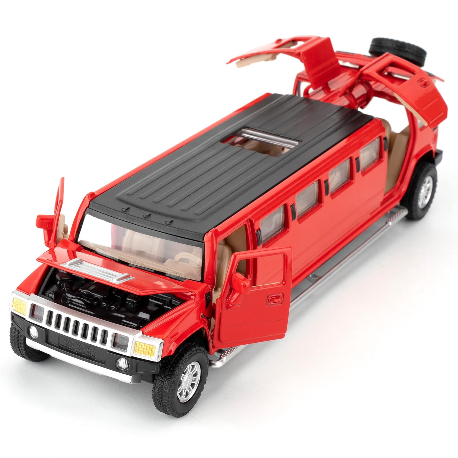 YEYUN 1/32 Hummer H2 Car Model, Diecast Car Toy with Sound and Light ...