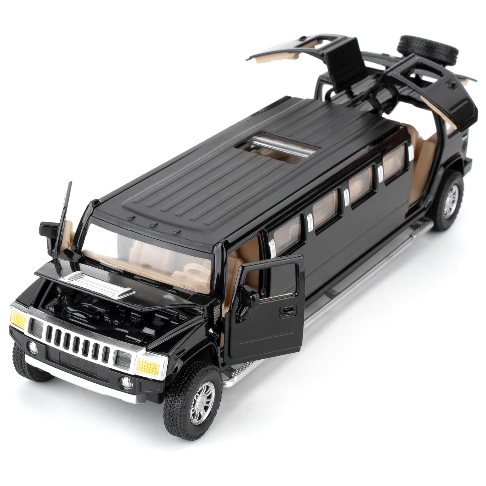 YEYUN 1/32 Hummer H2 Car Model, Diecast Car Toy with Sound and Light ...