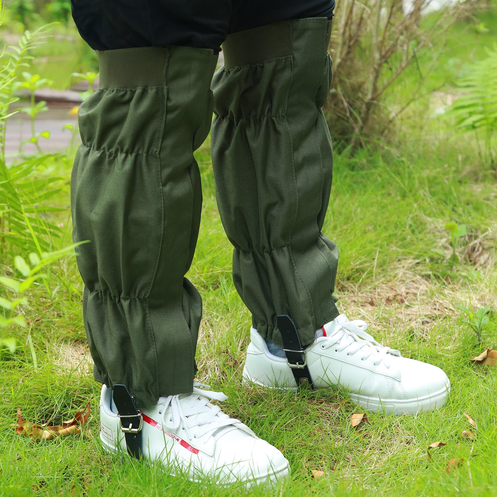 YEYUN 2Pcs Leg Gaiters Waterproof Adjustable Snake Bite Protection ...