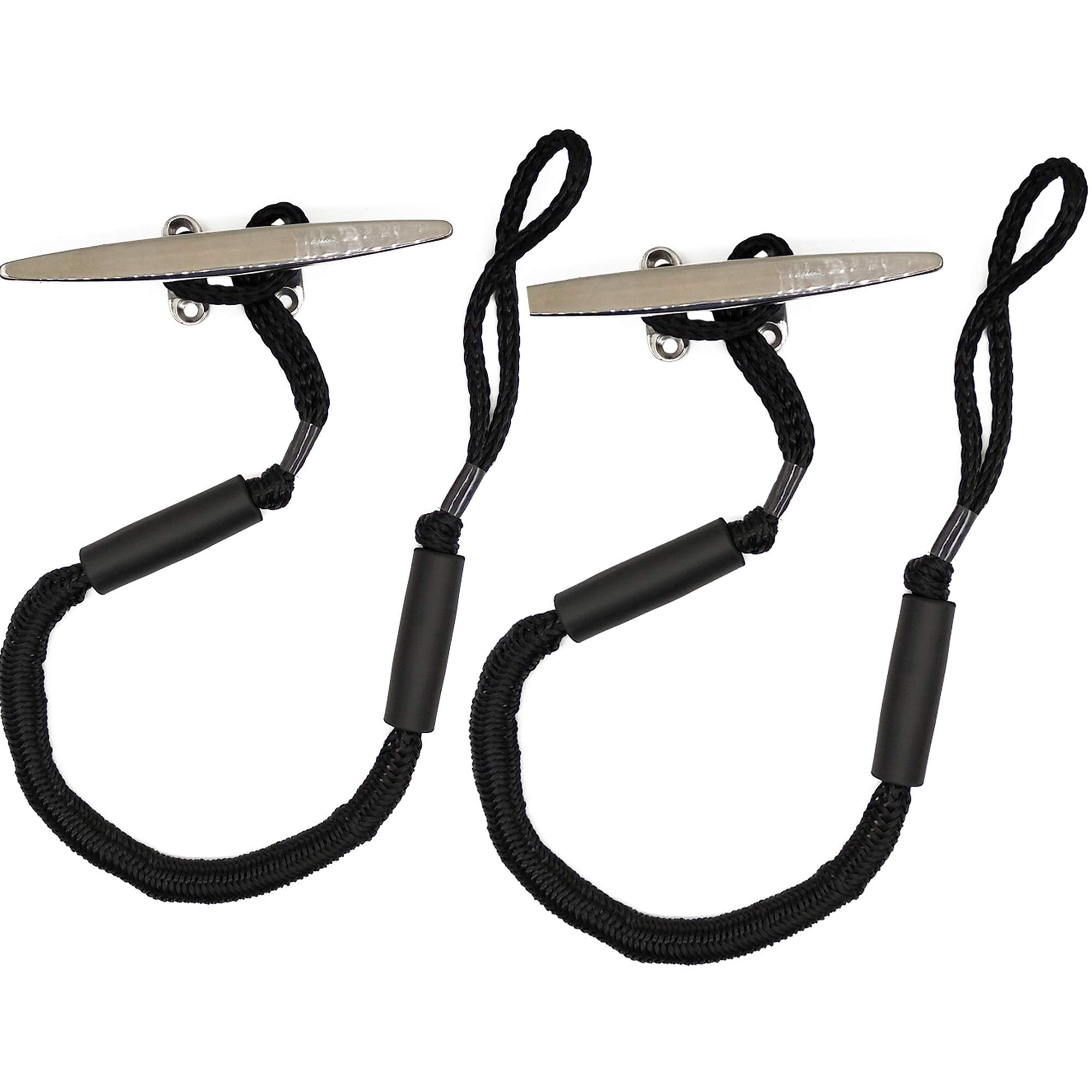 YEYUN Bungee Dock Lines, 4 feet Bungee Shock Cords Bungee Docking Rope ...