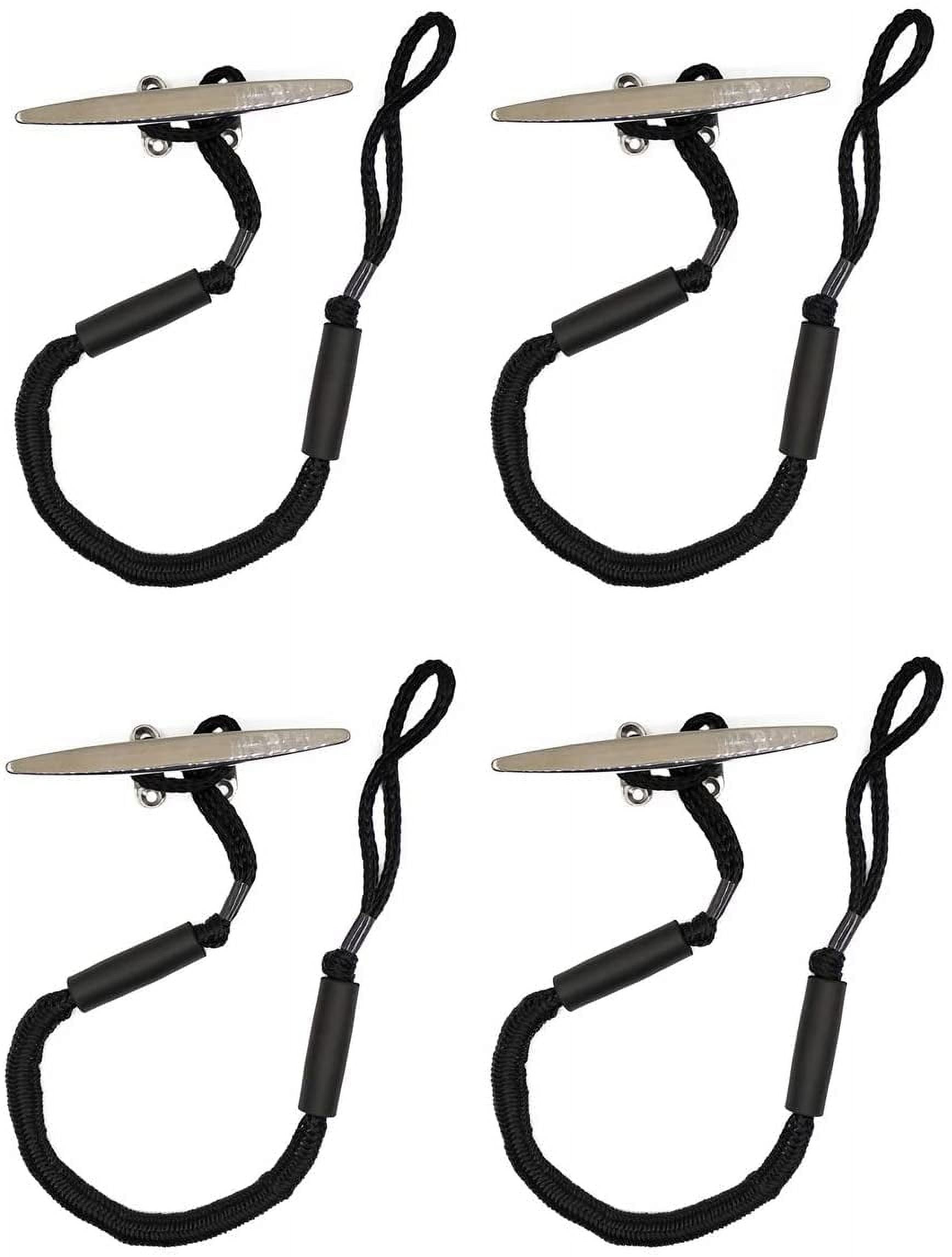 YEYUN Bungee Dock Lines, 4 feet Bungee Shock Cords Bungee Docking Rope ...