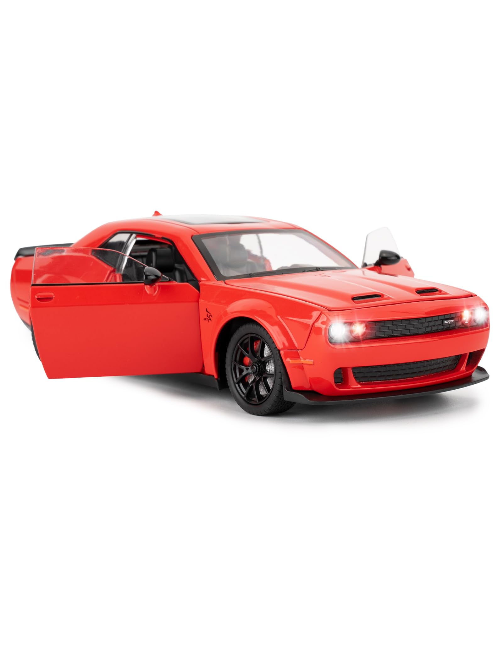 YEYUN Compatible for 1/24 Dodge Challenger SRT Hellcat Car Model ...