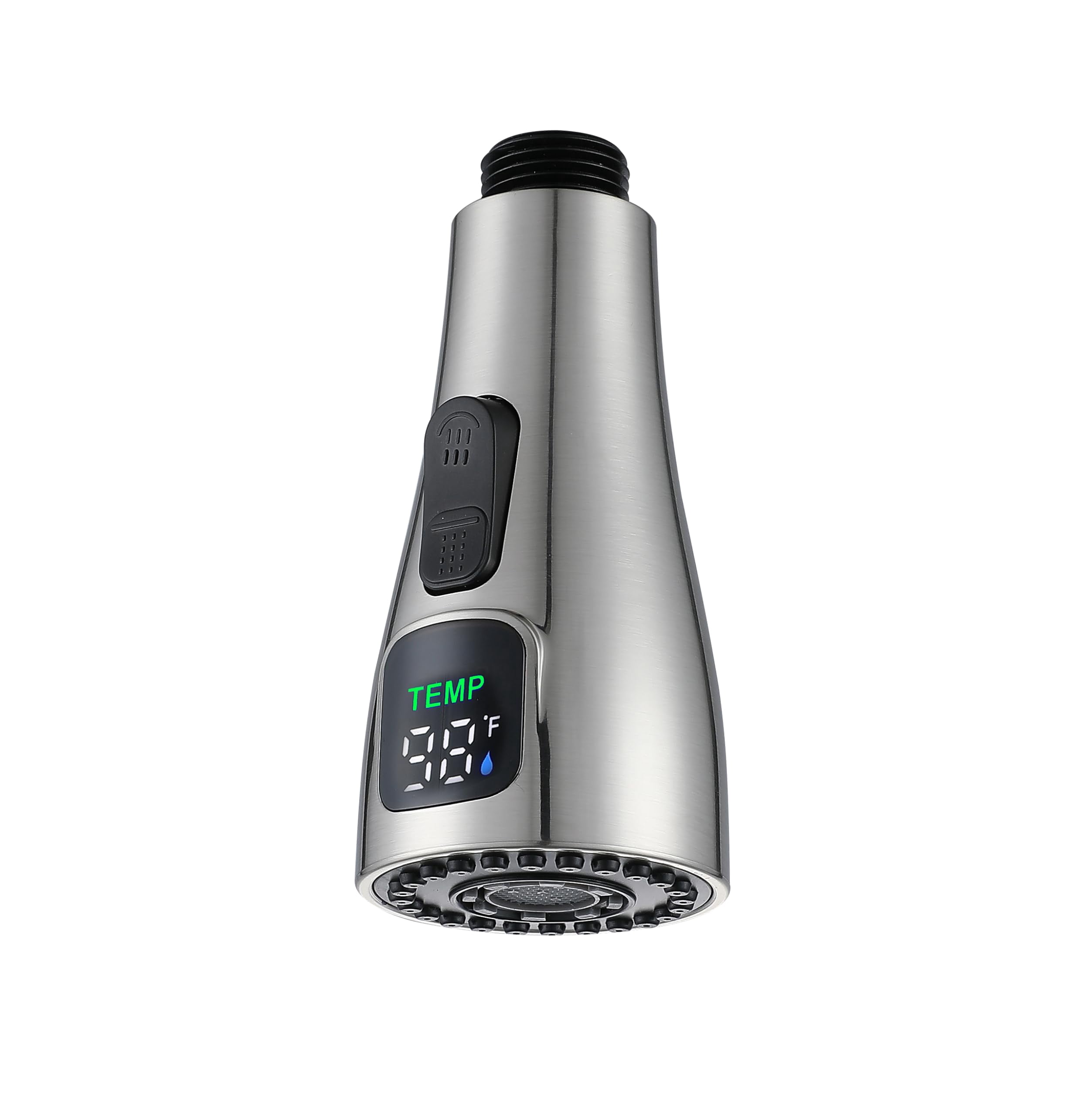 YEYUN Faucet Head Replacement, LED Temperature Display Kitchen Spray ...