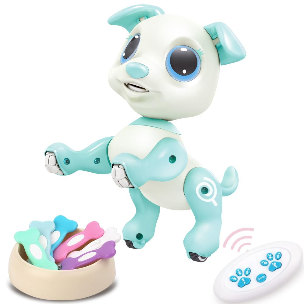 YEYUN Interactive RC Dog Toy - Cute Gesture Sensing Puppy for Toddlers ...