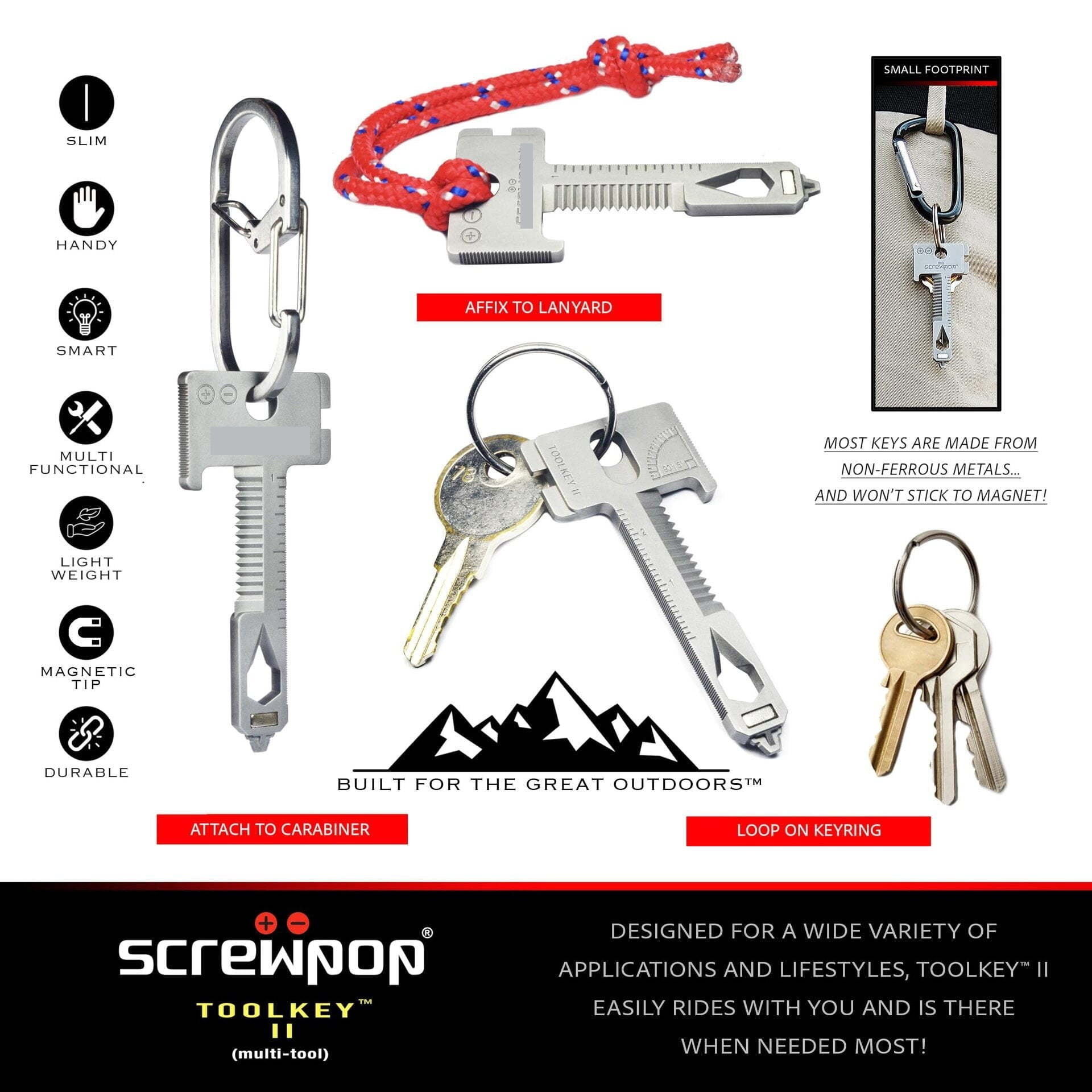 Yeyun Multi-tool Includes magnetic Phillips and flathead screwdriver ...