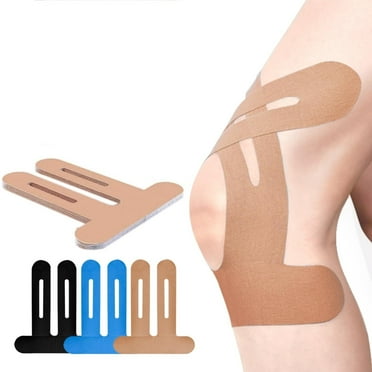 Precut Kinesiology Tape for Knees,12 Pcs Elastic Knee Support & Stability, Pain Relief ...