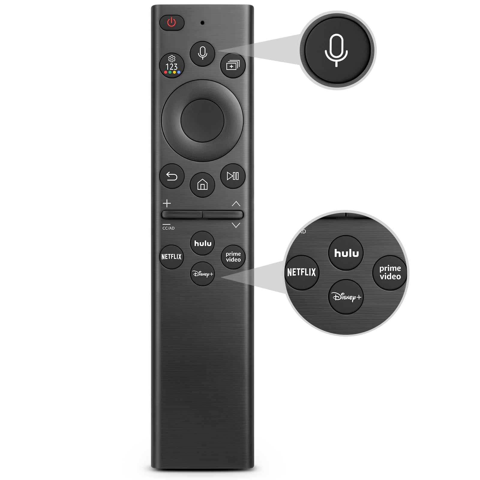 YEYUN Replacement for Samsung Smart TV Remote Control, Compatible for ...