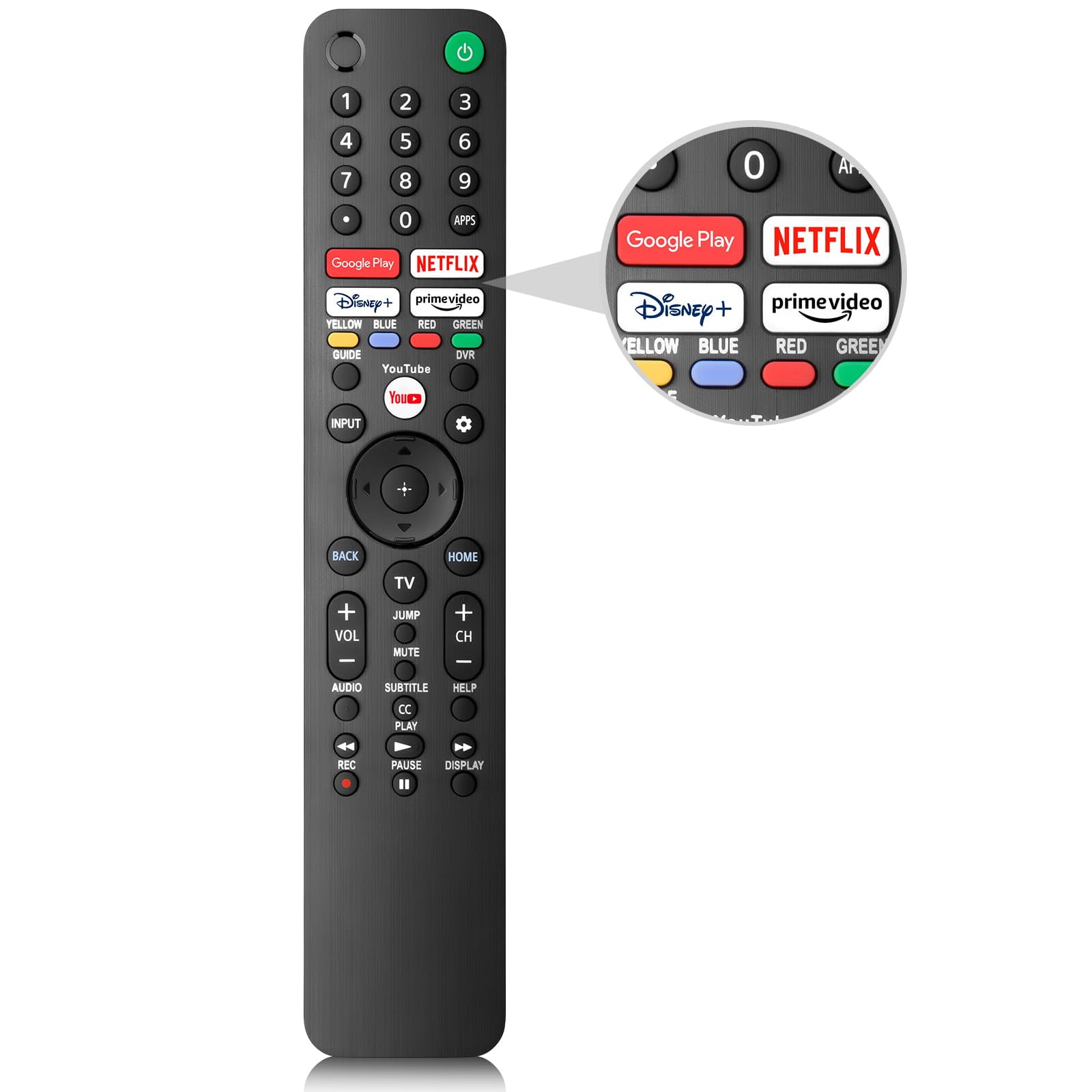 YEYUN Replacement for Samsung Smart TV Remote Control, Compatible for ...