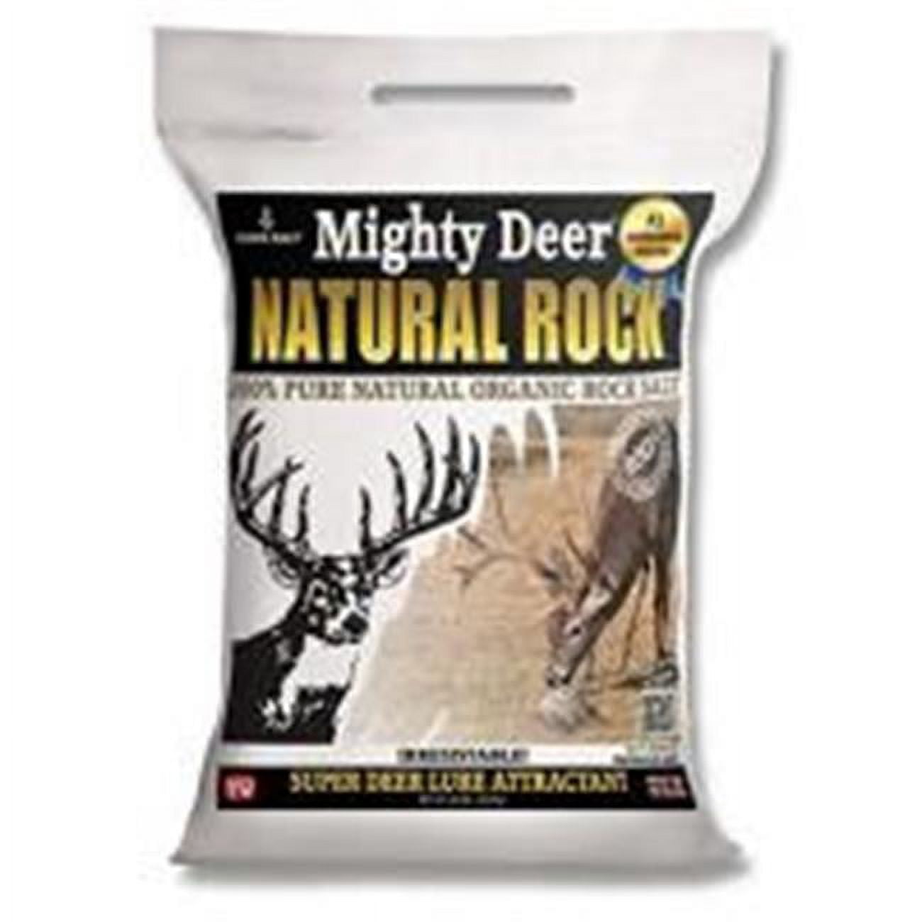 YF 20 lbs Mighty Deer Natural Organic Rock Salt - Walmart.com