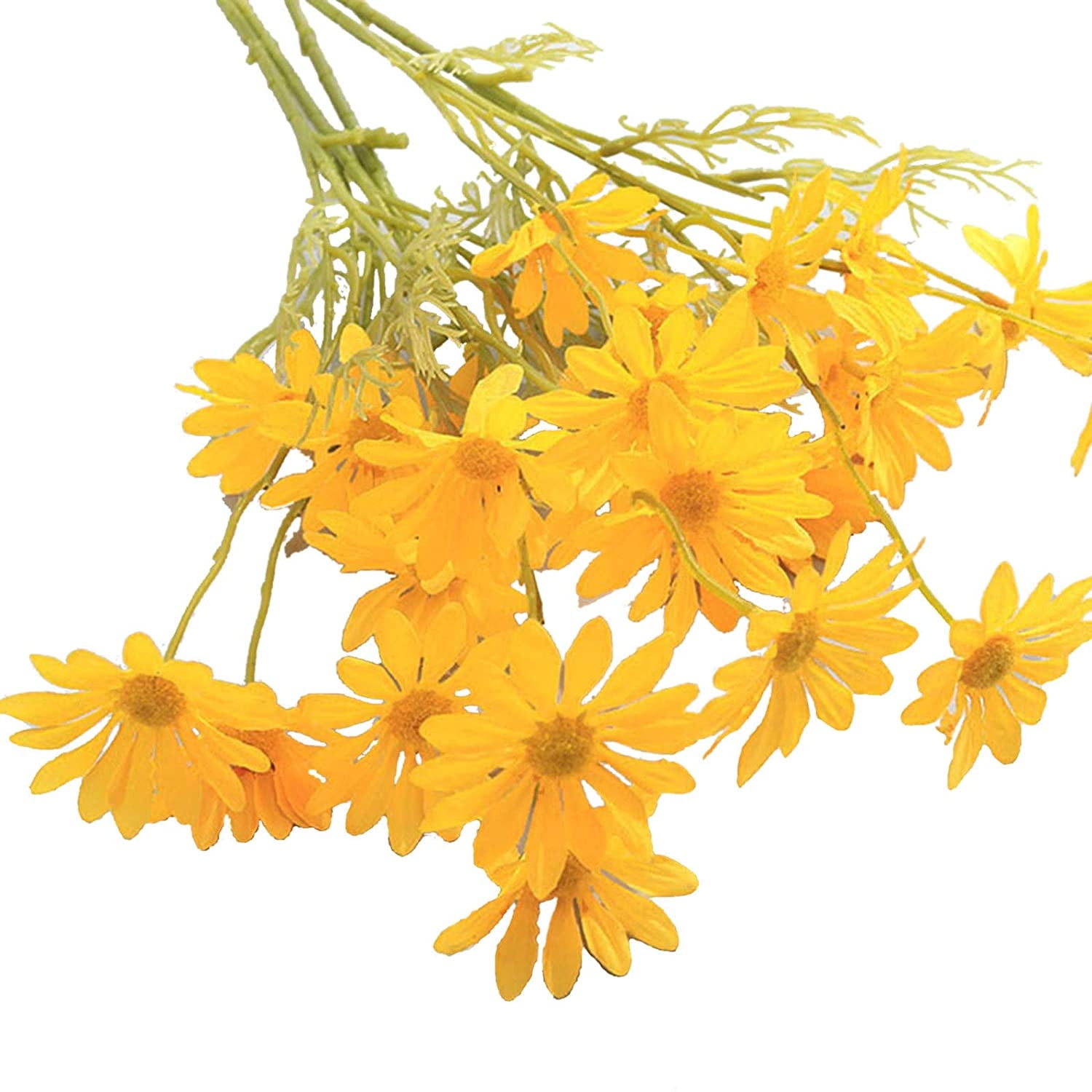 YFGEFTR Artificial Flowers 5Pcs Realistic Silk Cosmos Daisy Flowers ...