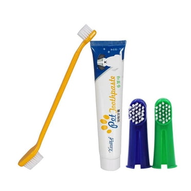 Dog Toothbrush Set - 2 Pieces - Walmart.com