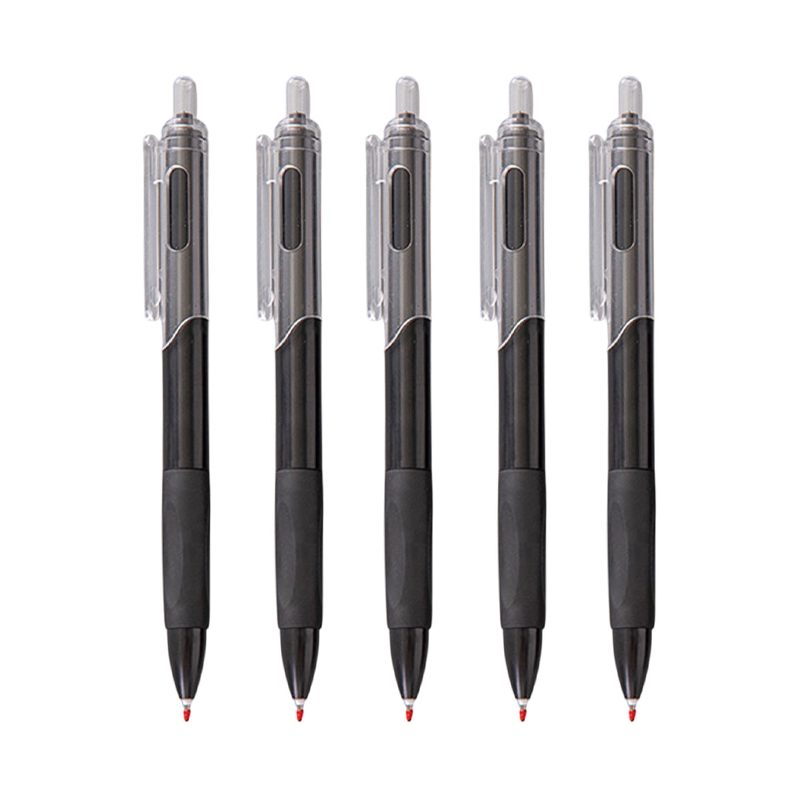 YFGEFTR Gel Pens, 0.5mm Retractable Fine Point Pen, Black ink, Needle ...