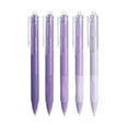 YFGEFTR Gel pens, 5 Pack No Smear Ink Pens for Left Hand, Click Pens ...