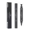 YFGEFTR Liquid Winged Eyeliner Stamp Pen Set - Double-headed Black Eye ...