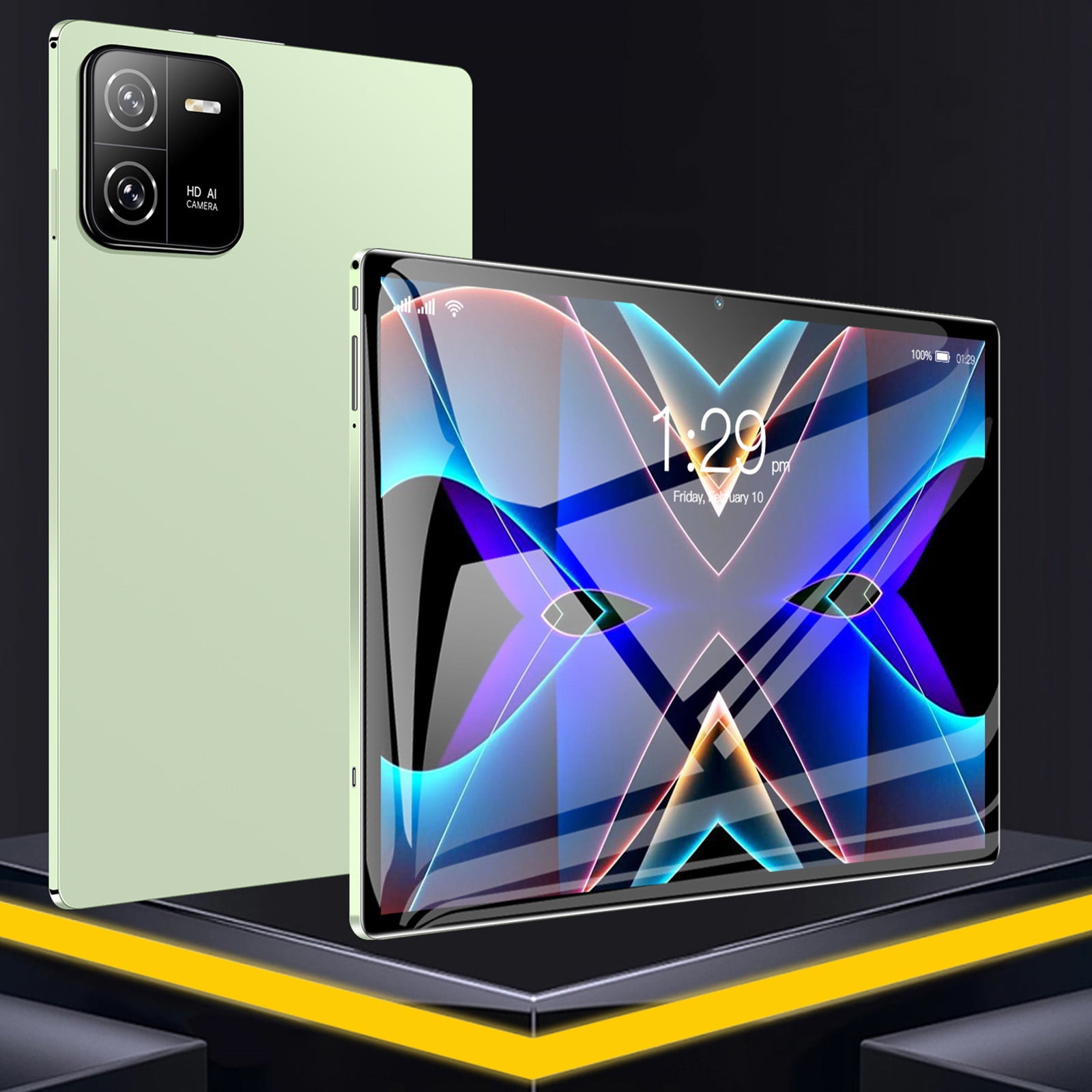 YFGEFTR New 10.1-inch Android Tablet PC HD Ultra-thin Screen 5G Dual ...